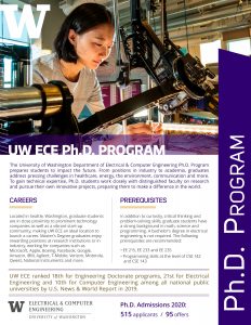 Master’s & Ph.D. | UW Department of Electrical & Computer Engineering