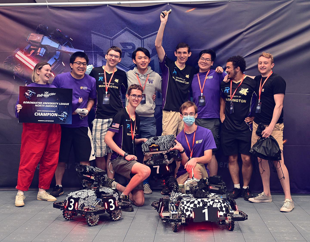 ARUW takes first place in North American RoboMaster University League competition | UW ...
